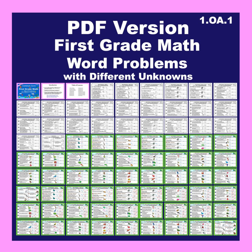First Grade Math Add Subtract Bundle 1.OA.1-8 | Made By Teachers