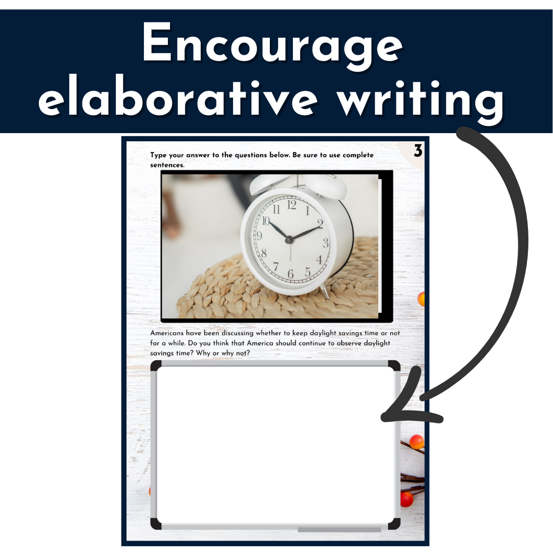 FREE ESL Bell Ringers/Journal Prompts w/Pictures | Made By Teachers