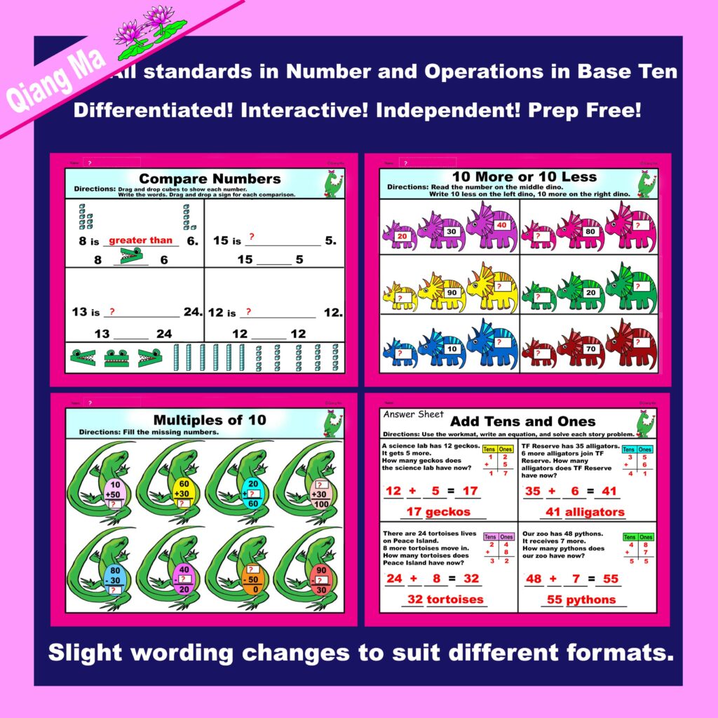 First Grade Math Place Value 1.NBT.1-6 | Made By Teachers