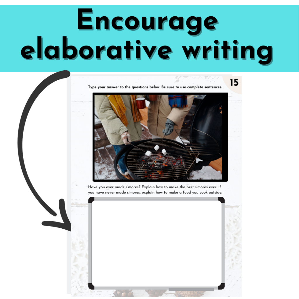 JANUARY ESL BELL RINGERS/WRITING PROMPTS W/PICTURES | Made By Teachers