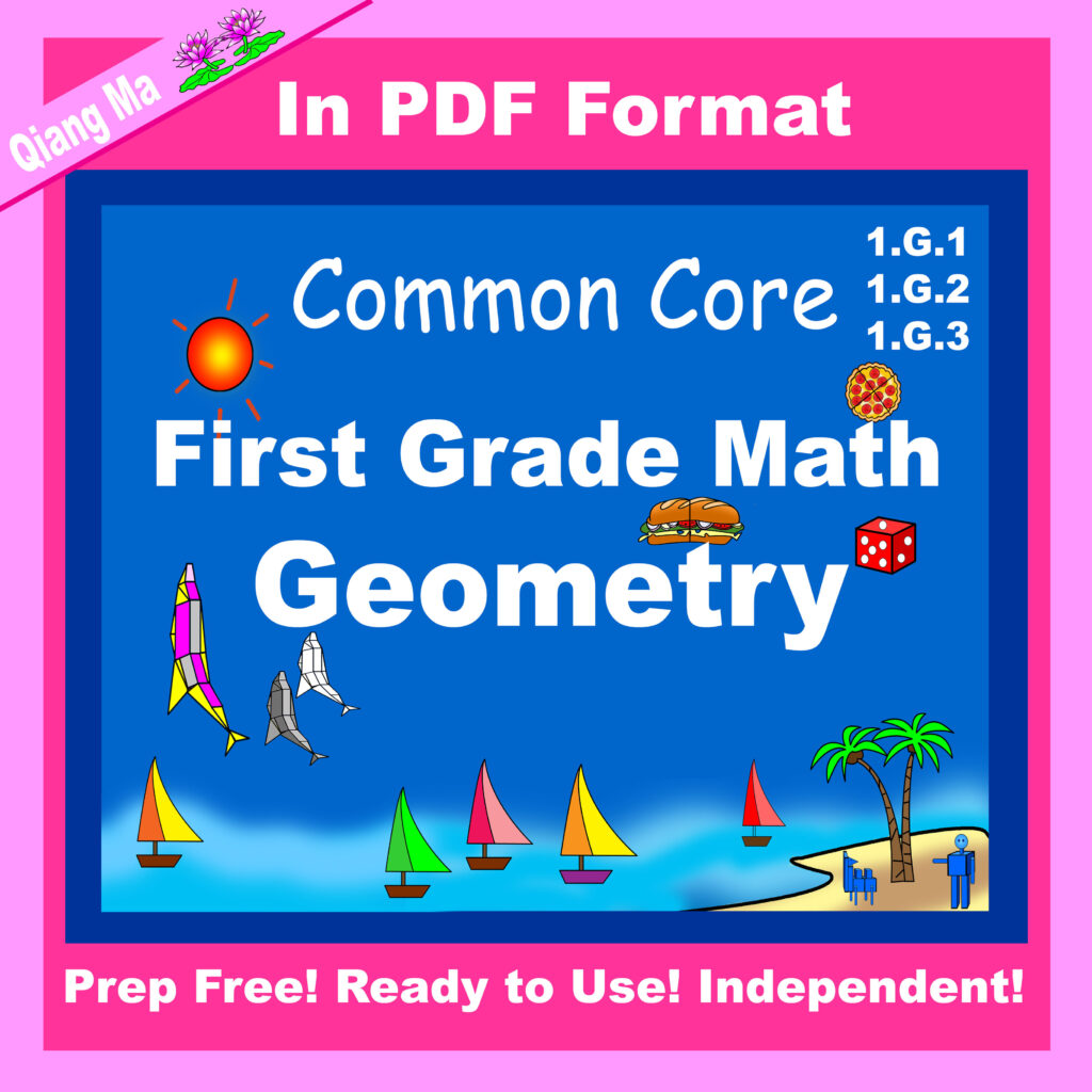 First Grade Math Geometry Bundle 1G | Made By Teachers