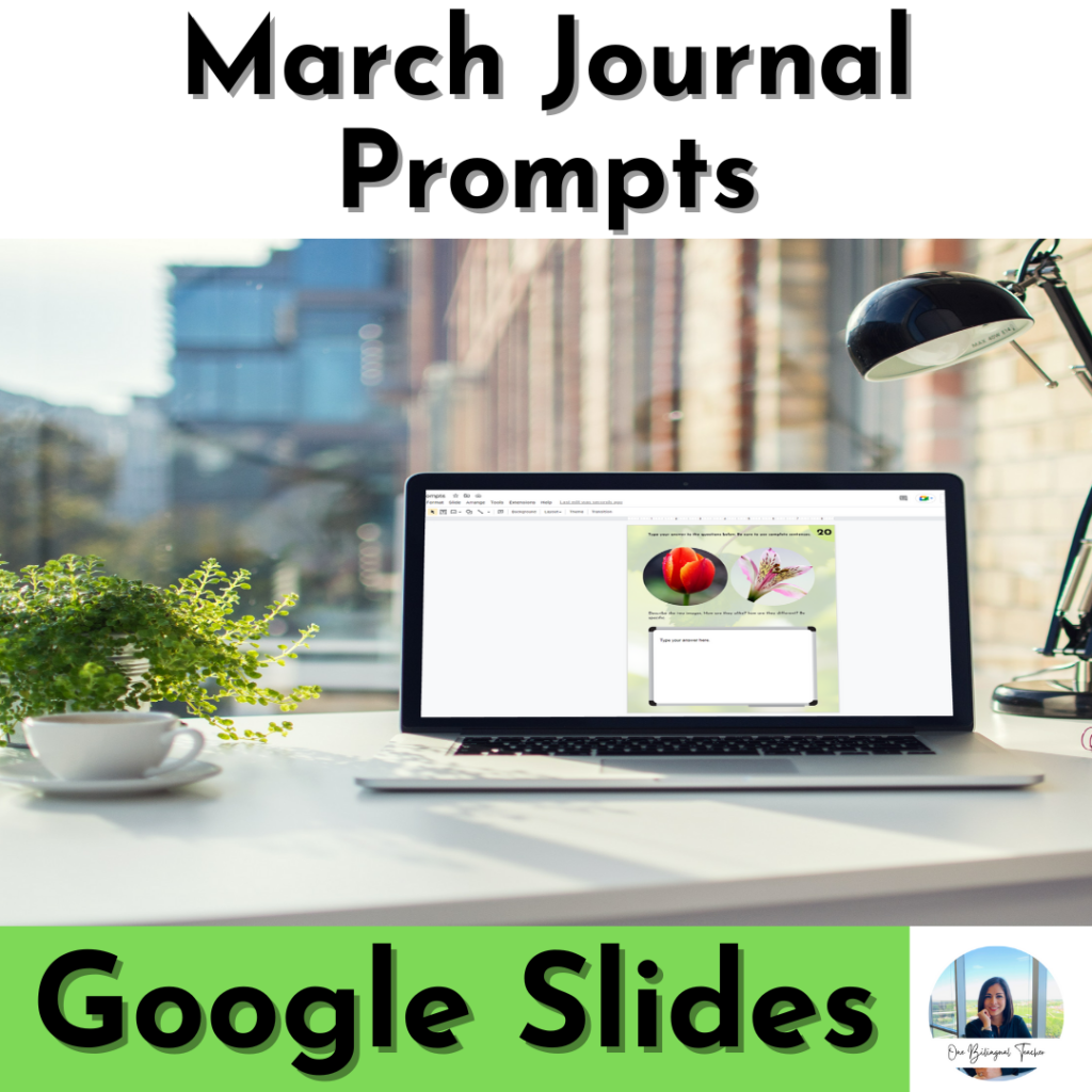 MARCH ESL BELL RINGERS/WRITING PROMPTS W/PICTURES | Made By Teachers