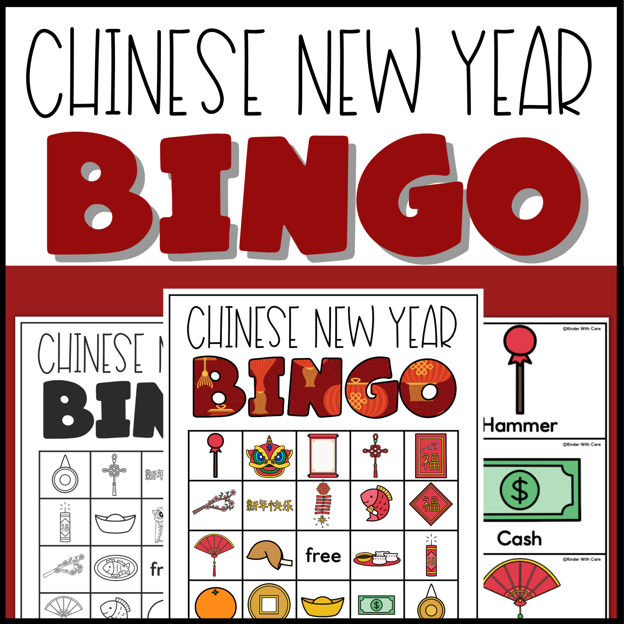 Chinese New Year BINGO | Made By Teachers
