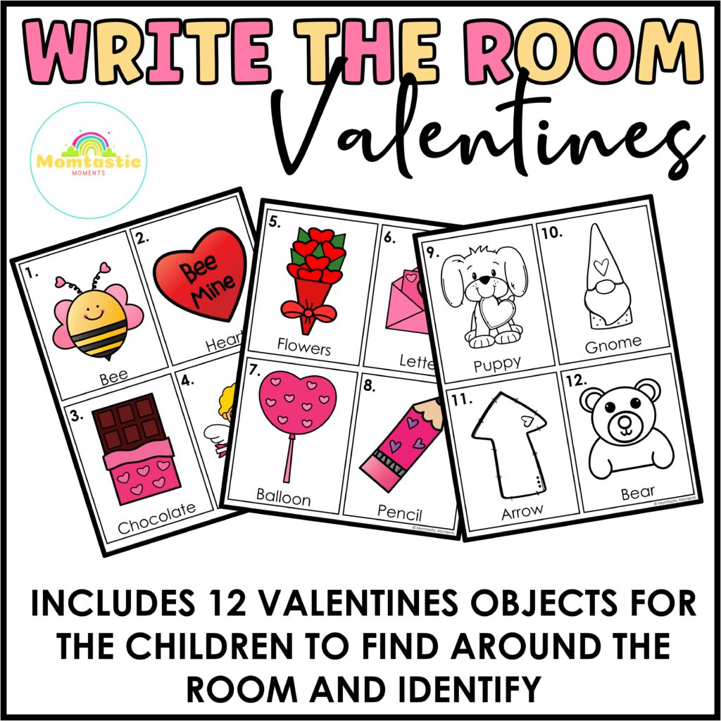 Valentines Write The Room - Made By Teachers