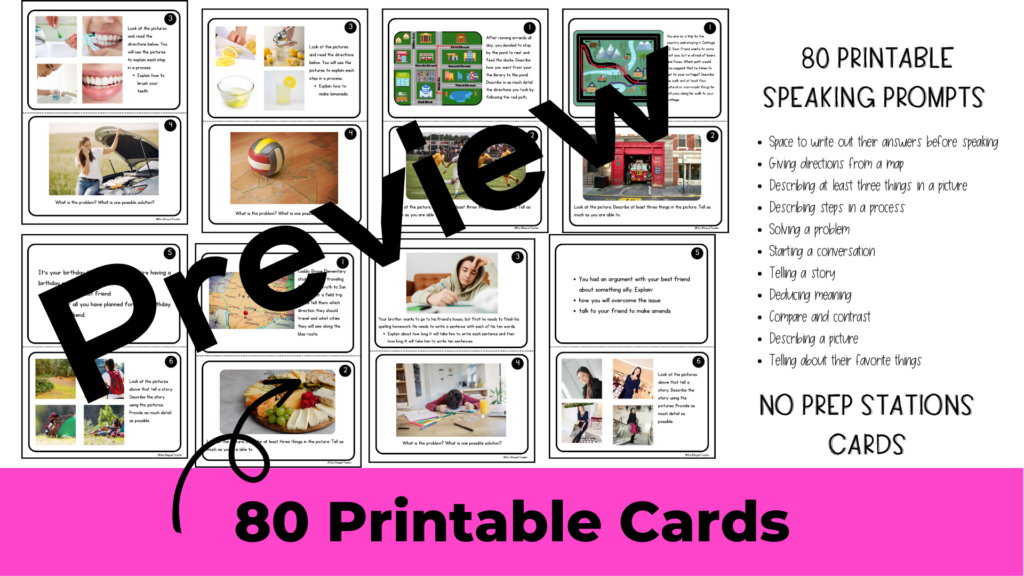 DIGITAL TELPAS SPEAKING PROMPTS ACTIVITIES BUNDLE | Made By Teachers