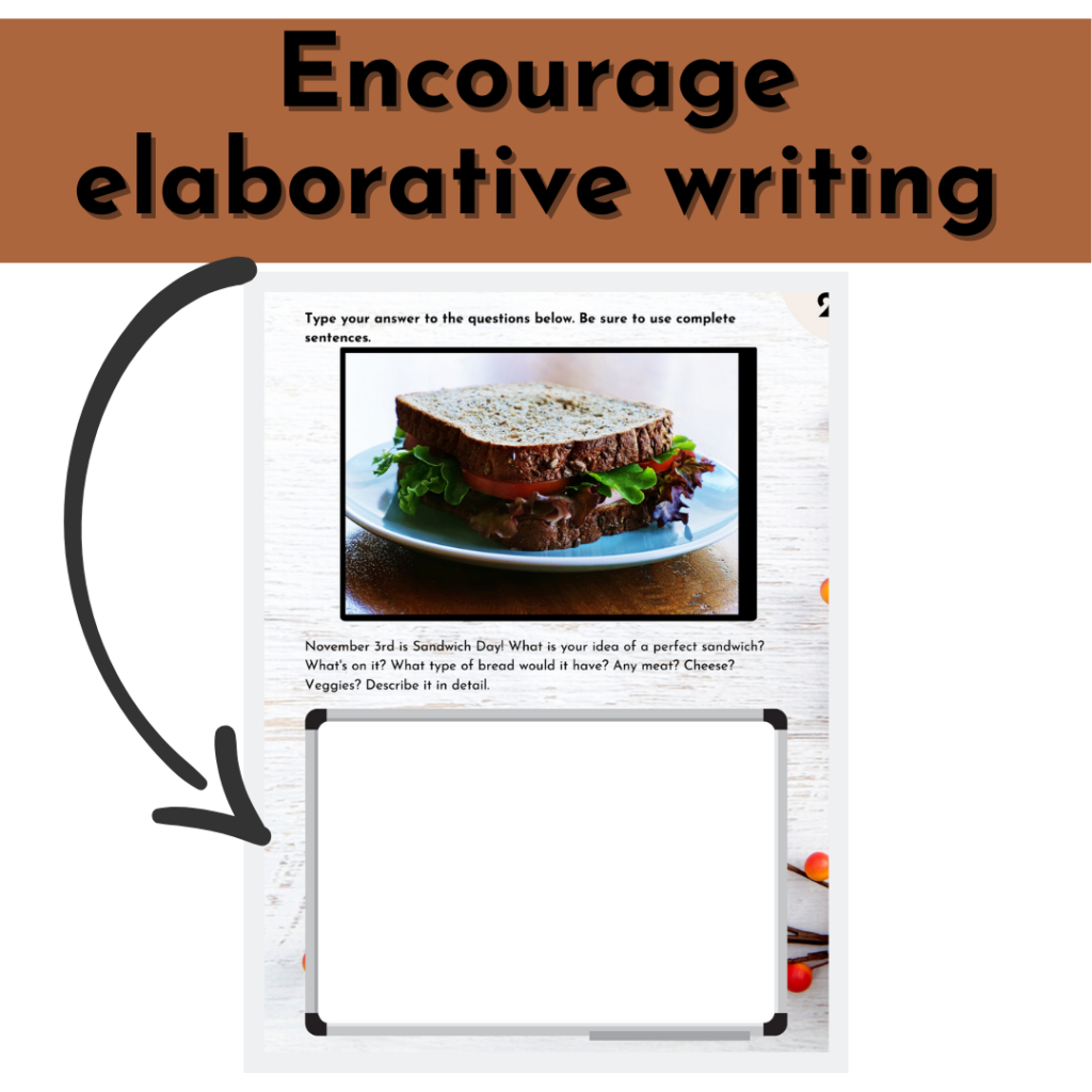 November ESL Bell Ringers/Writing Prompts w/Pictures | Made By Teachers