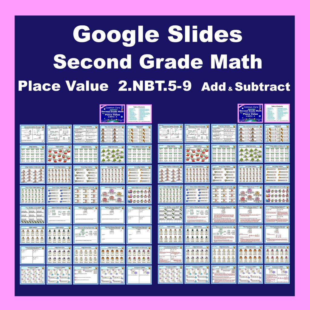 2nd Grade Math Place Value Bundle 2.NBT | Made By Teachers
