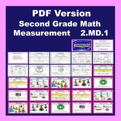 2nd Grade Math Measurement 2.MD.1 | Made By Teachers
