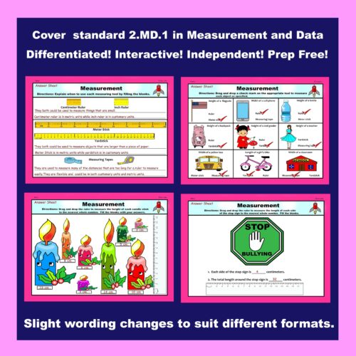 2nd Grade Math Measurement 2.MD.1 | Made By Teachers
