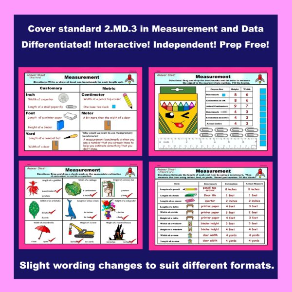 2nd Grade Math Measurement 2.MD.3 | Made By Teachers