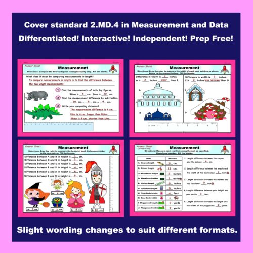 2nd Grade Math Measurement 2.MD.4 - Made By Teachers