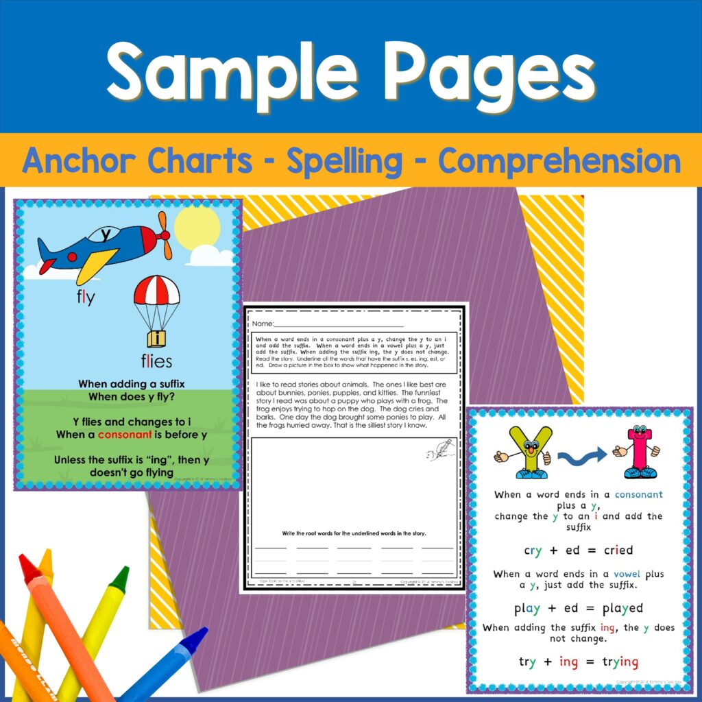 Y to I Spelling Rule Activities | Made By Teachers