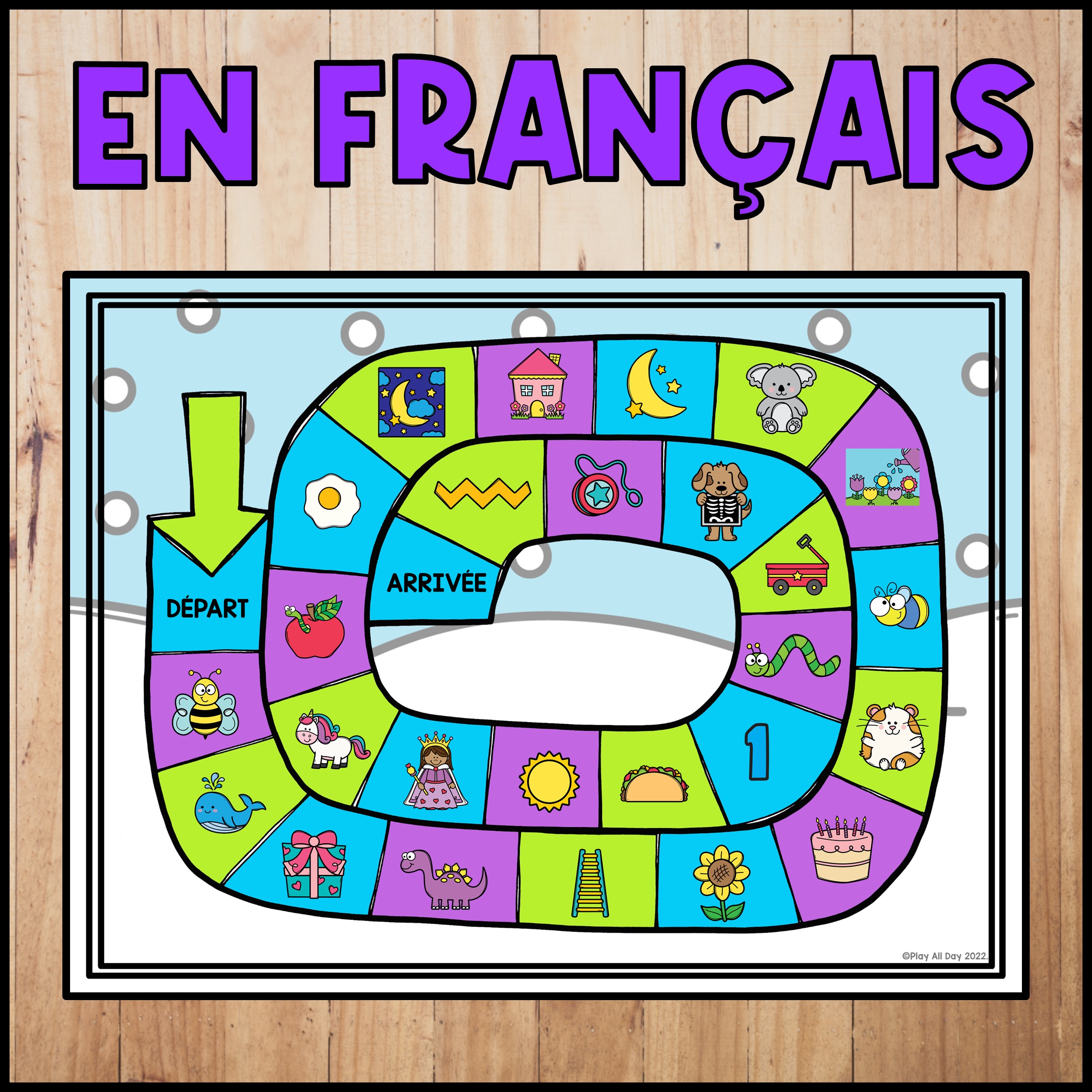 Winter Alphabet Board Games | Letter Recognition and Initial Sounds ...