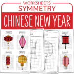 Chinese New Year Math Activity Symmetry and Coloring | Made By Teachers