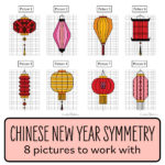 Chinese New Year Math Activity Symmetry and Coloring | Made By Teachers