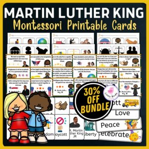 Martin Luther King JR Word Cards | MLK JR Day Flashcards | Made By Teachers
