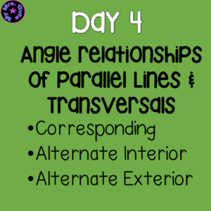 Angle Relationships Math Lessons Notes Worksheets Mazes Print Digital ...