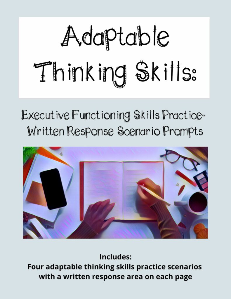 Executive Functioning - Adaptable Thinking Flexible Skills ADHD high ...