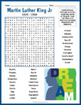 Martin Luther King Jr. Word Search Puzzle | Made By Teachers