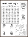 Martin Luther King Jr. Word Search Puzzle | Made By Teachers