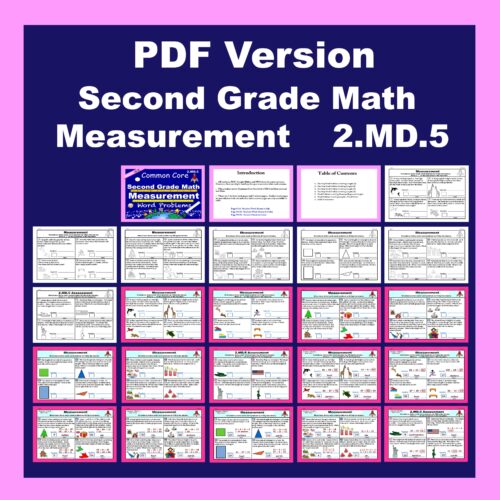 2nd Grade Math Measurement 2.MD.5 | Made By Teachers
