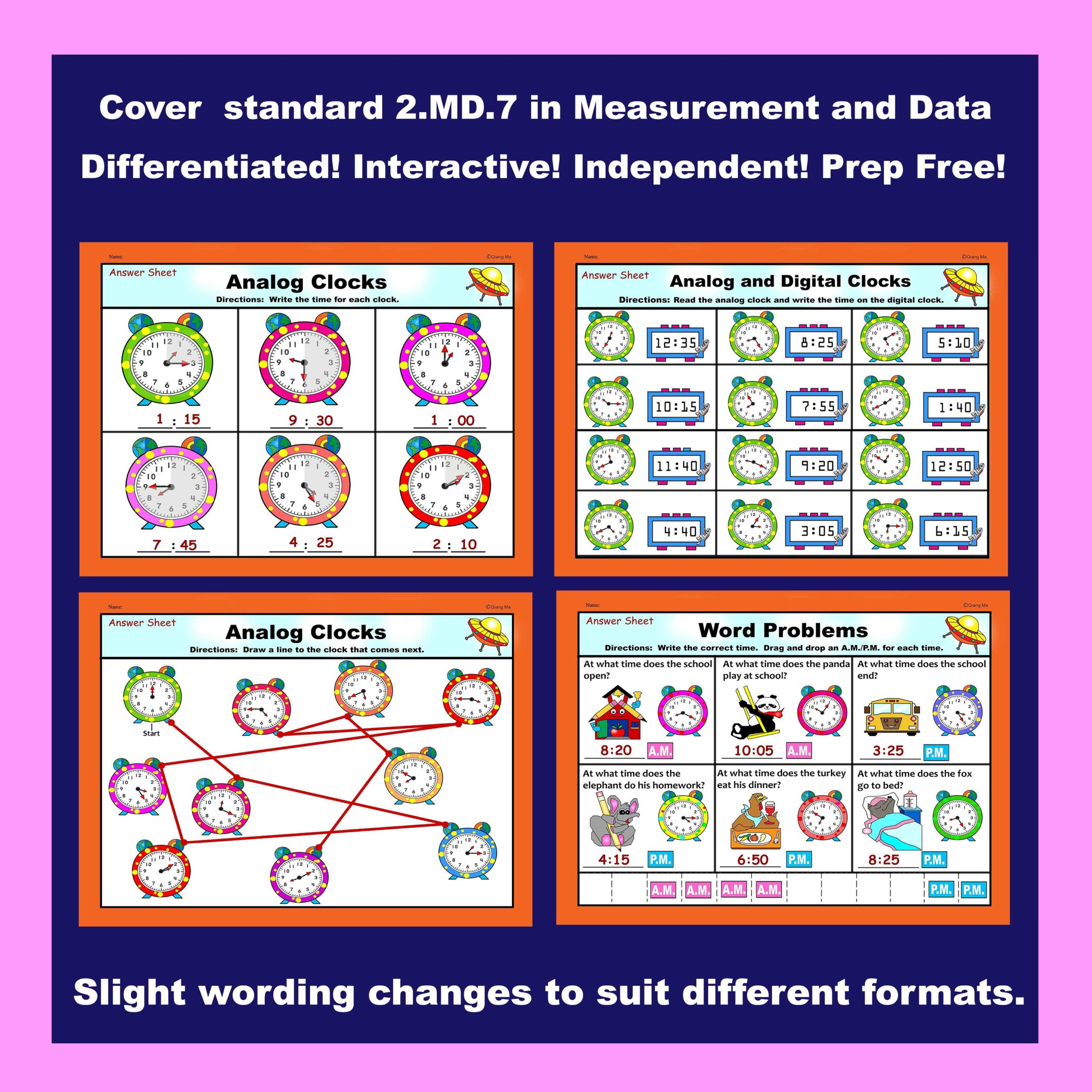 2nd Grade Math Time 2.MD.7 | Made By Teachers