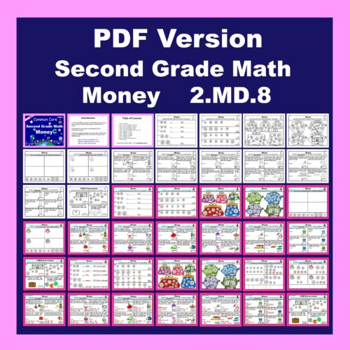 2nd Grade Math Money 2.MD.8 | Made By Teachers