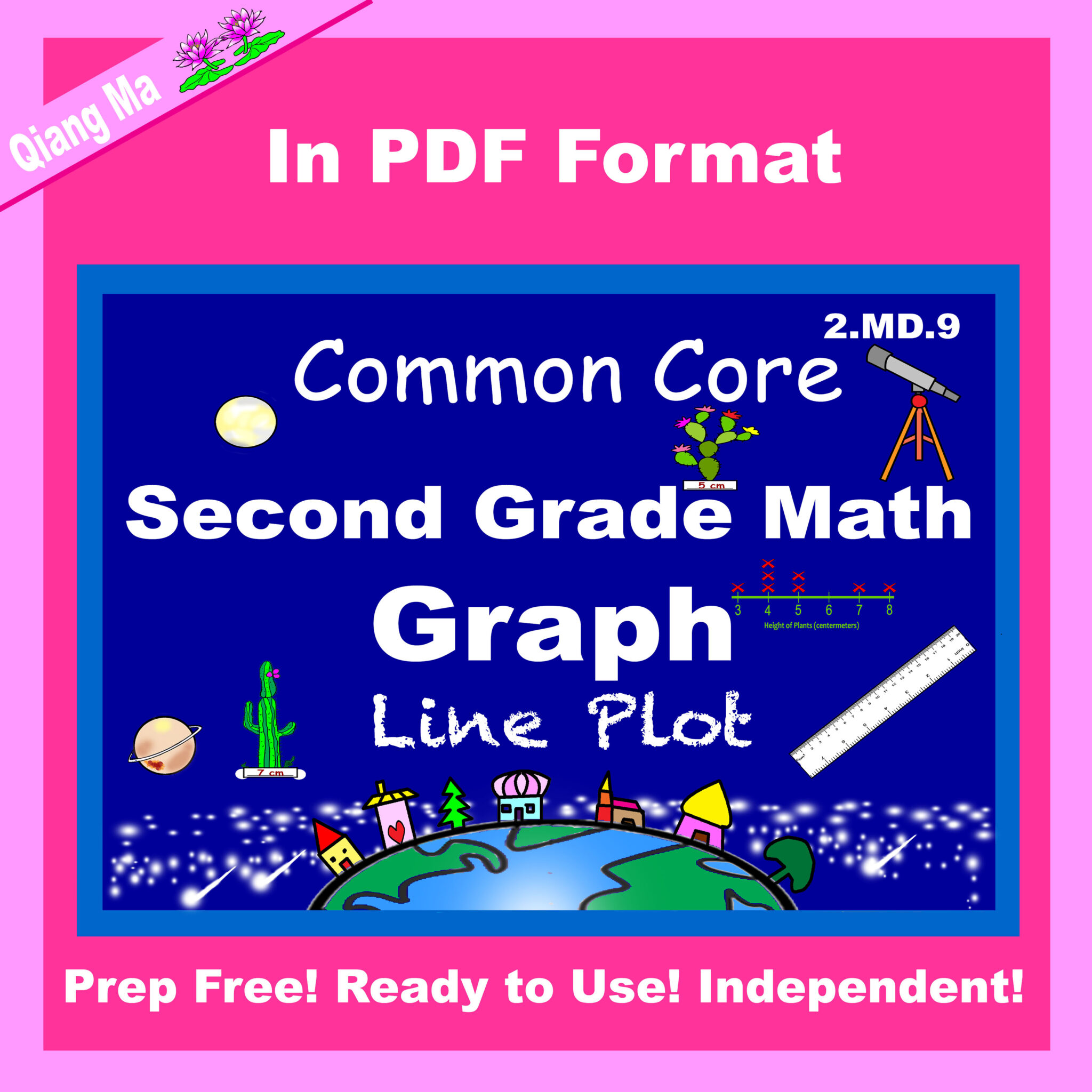 2nd Grade Math Year Long Mega Bundle All Common Core Standards Covered ...