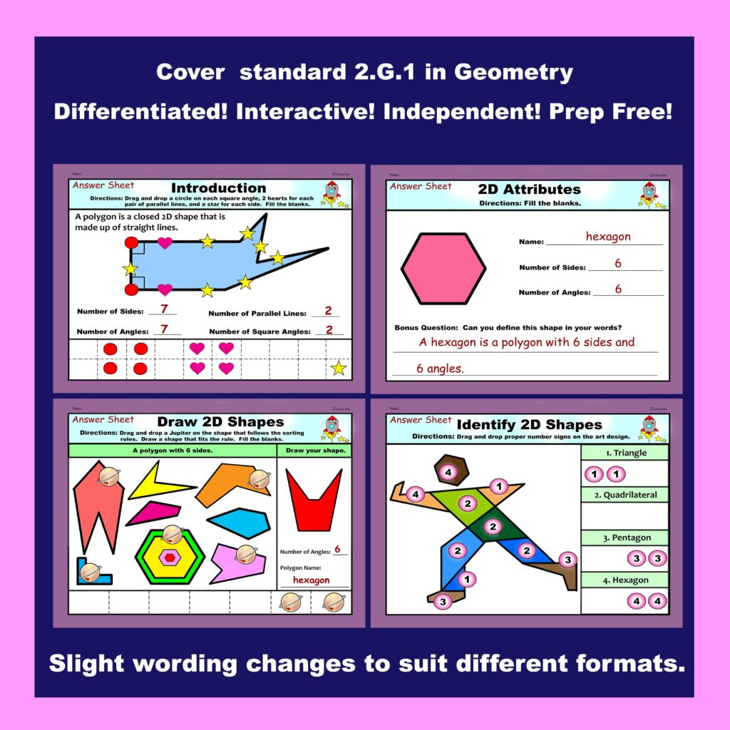 2nd Grade Math Geometry 2.G.1 | Made By Teachers