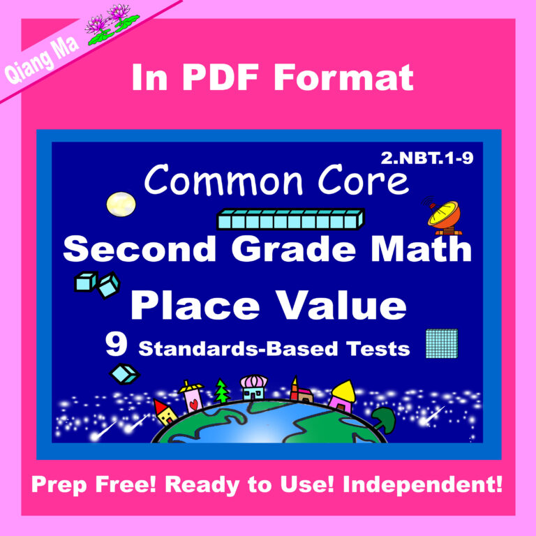 2nd Grade Math Place Value 2.NBT Tests | Made By Teachers