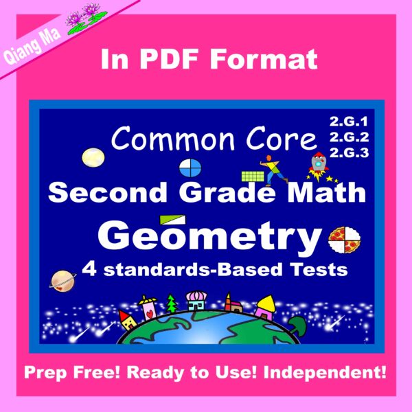 2nd Grade Math Geometry 2G Tests | Made By Teachers