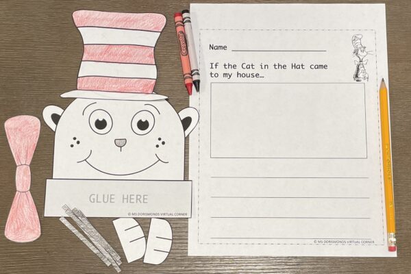 The Cat in the Hat (Inspired) Art Craft and Writing Activity ( K-2 ...