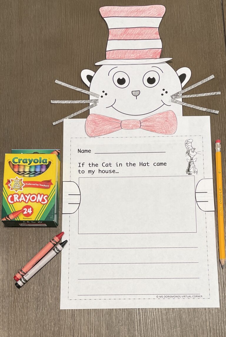 The Cat in the Hat (Inspired) Art Craft and Writing Activity ( K-2 ...