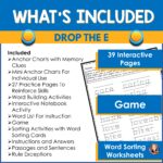 Drop the E Spelling Rule Activities - Made By Teachers