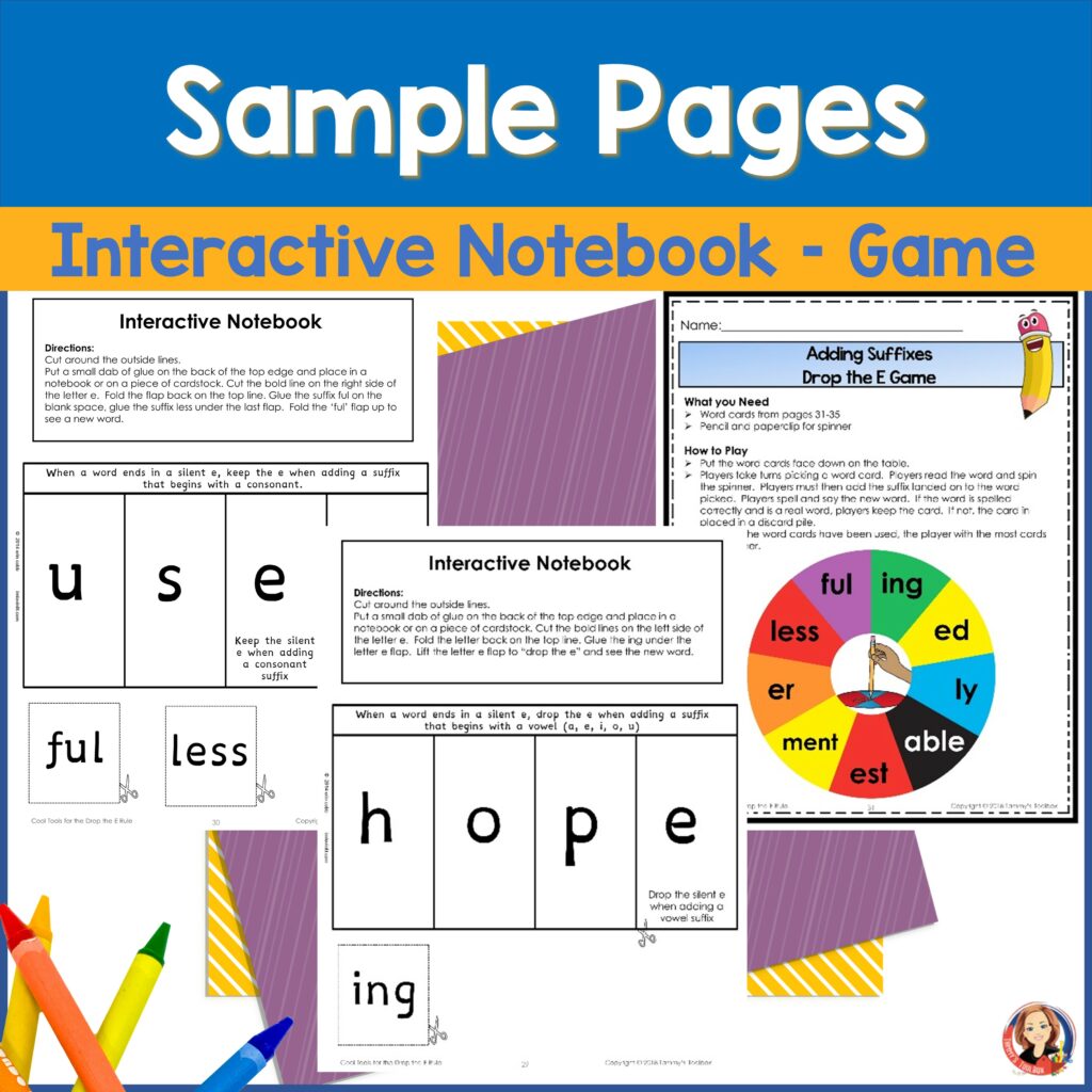 Drop the E Spelling Rule Activities - Made By Teachers