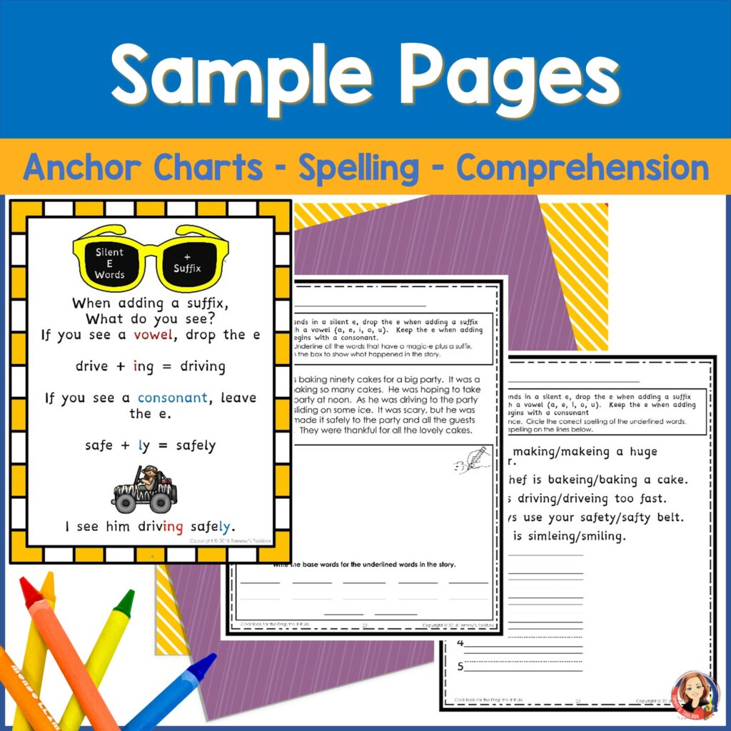 Drop the E Spelling Rule Activities - Made By Teachers