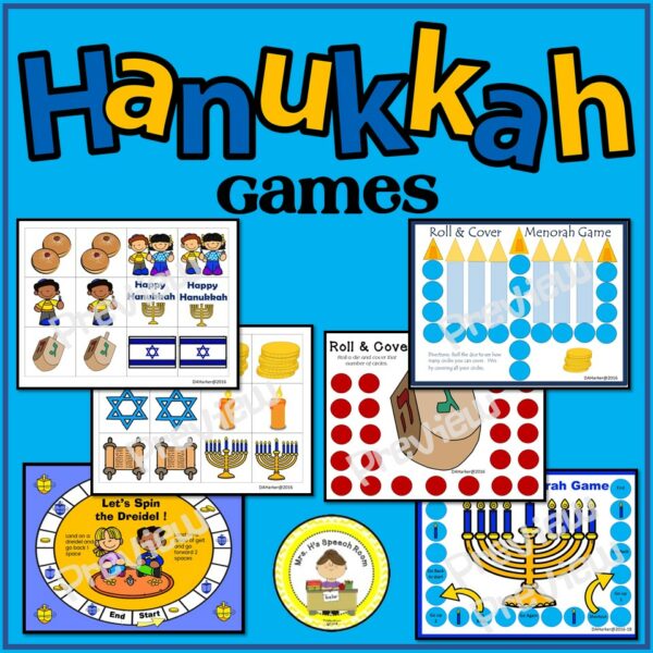 Hanukkah Speech Therapy Differentiated Printable Pack | Made By Teachers