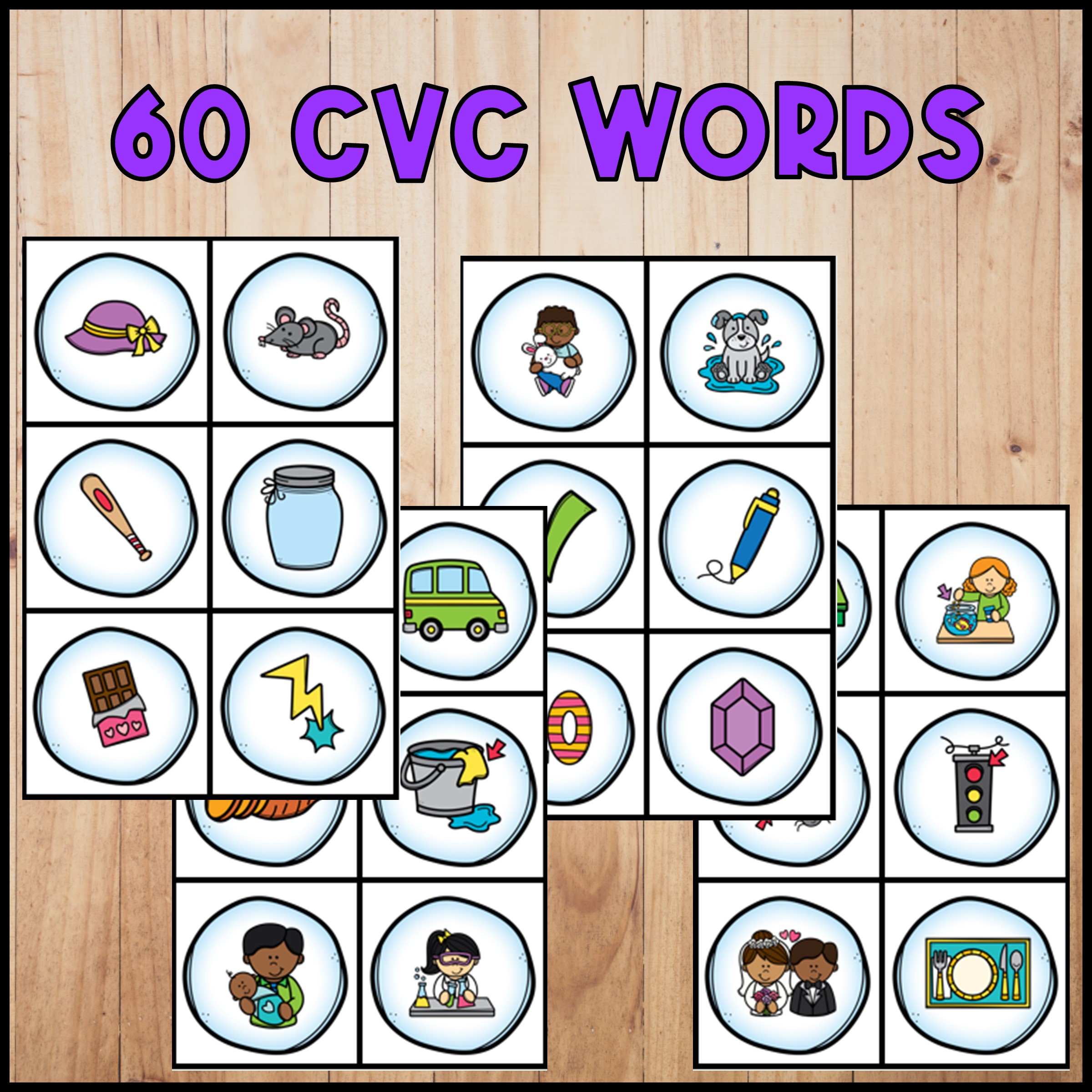 Winter CVC Words | Build It Write It | Science of Reading Aligned ...