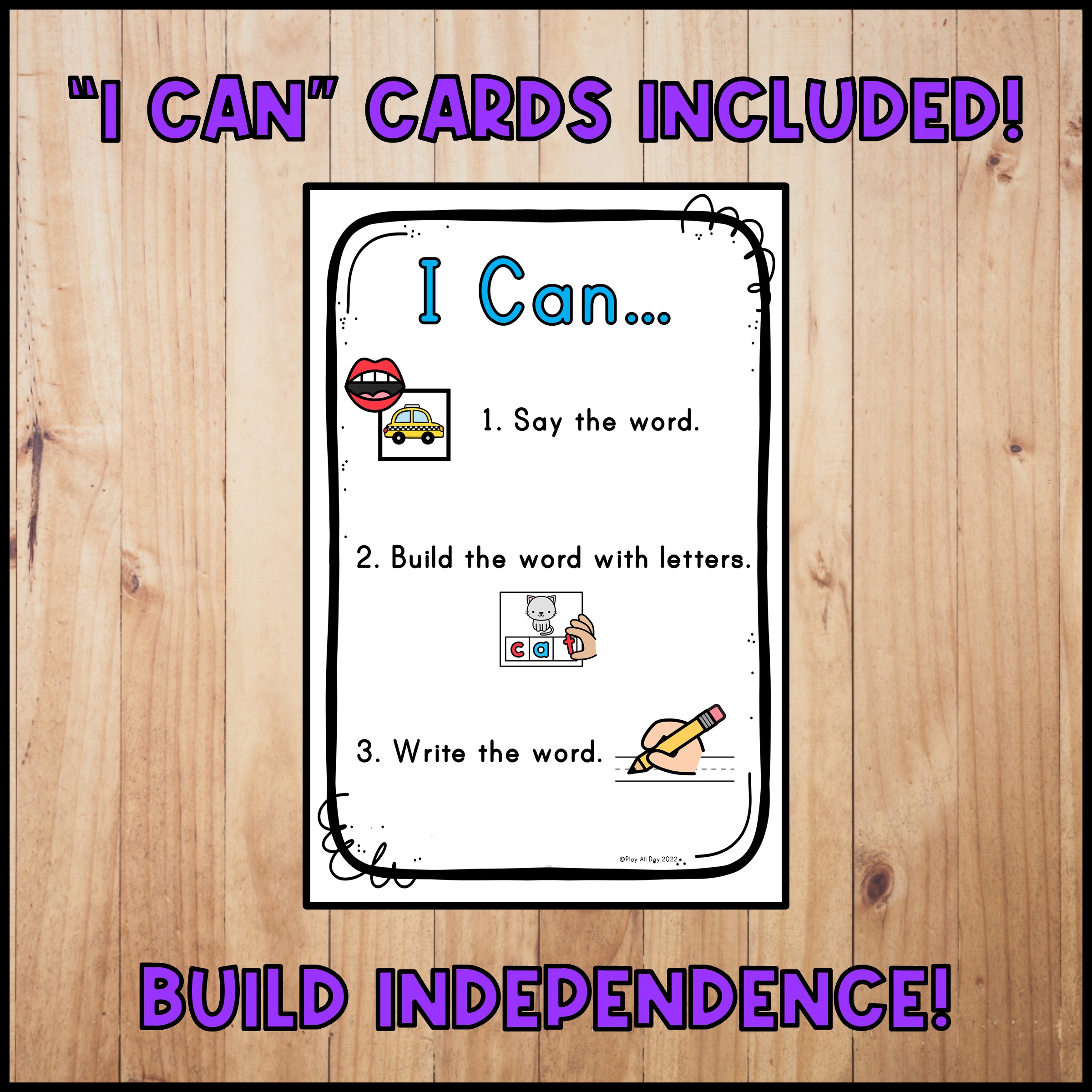 Winter CVC Words | Build It Write It | Science of Reading Aligned ...