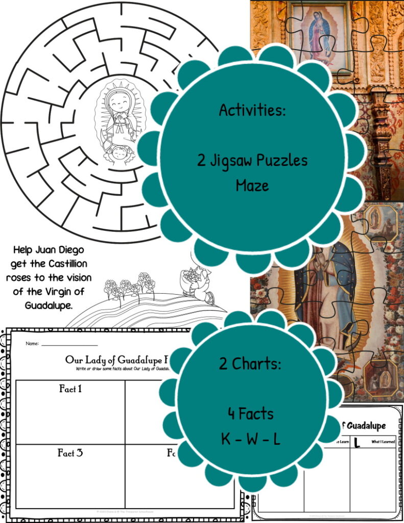 Our Lady of Guadalupe Worksheet and Activity Pack | Made By Teachers