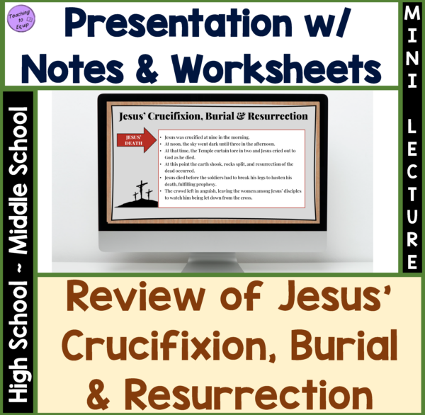 Review of Jesus Crucifixion Burial & Resurrection Bible Overview with ...
