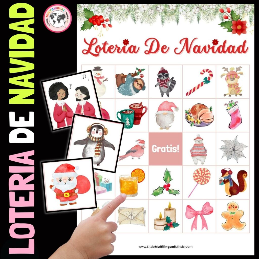Actividades de Navidad: Christmas Bingo in Spanish, Bingo de Navidad ...