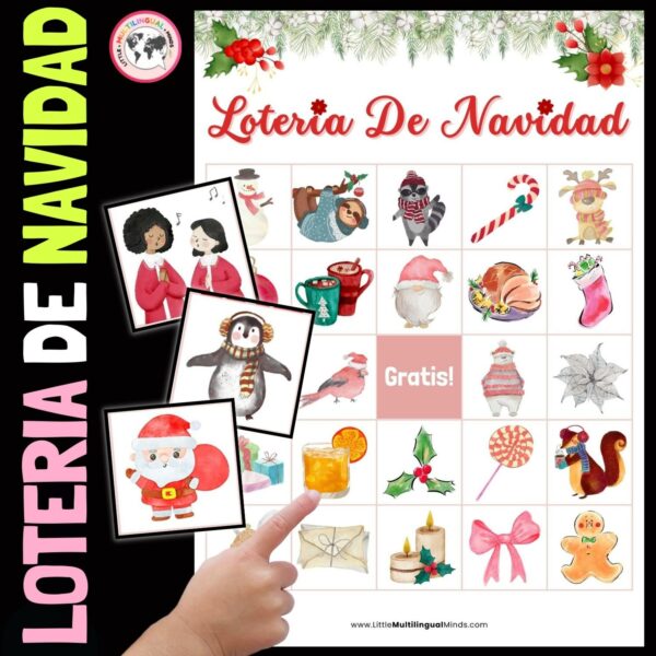 Actividades de Navidad: Christmas Bingo in Spanish, Bingo de Navidad ...