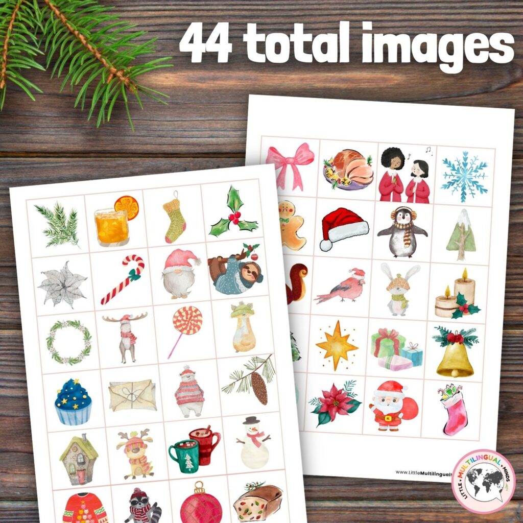 Actividades de Navidad: Christmas Bingo in Spanish, Bingo de Navidad ...