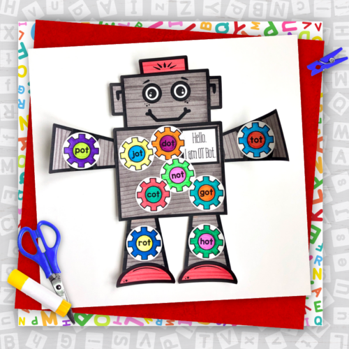Short O Vowel Craft | OT Bot | OT Word Family | Made By Teachers