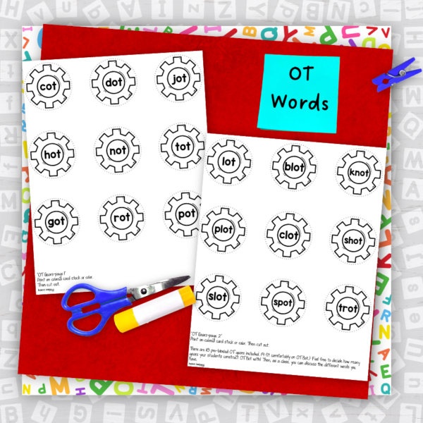 Short O Vowel Craft | OT Bot | OT Word Family | Made By Teachers