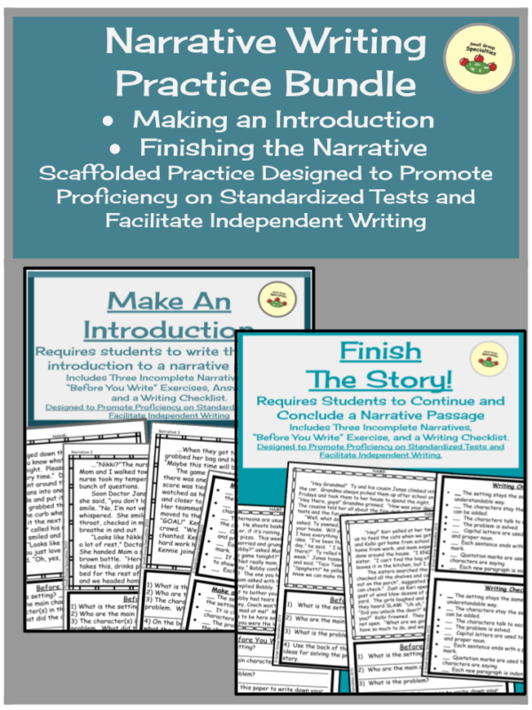 Narrative Writing Practice Bundle Made By Teachers
