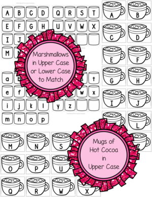 Hot Chocolate Alphabet Match | Made By Teachers