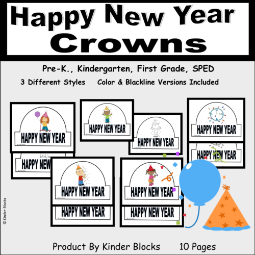 Happy New Year Crowns! | Made By Teachers
