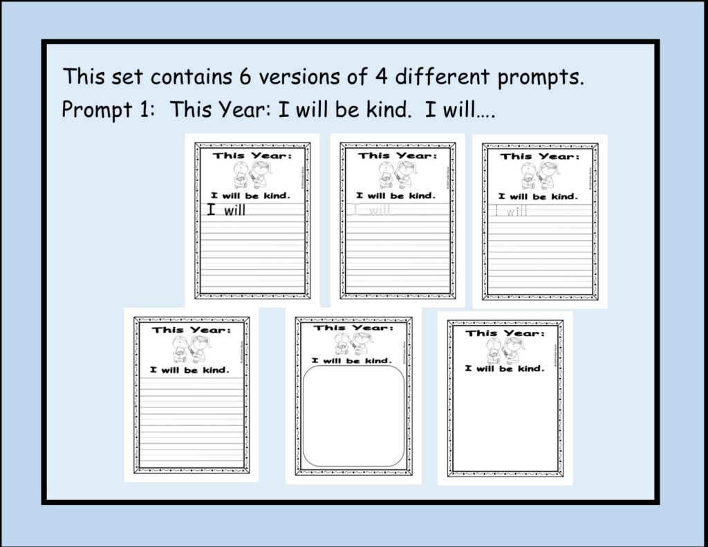 This Year Writing Prompts | Made By Teachers